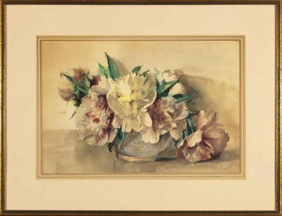 E. B. Foster | Still Life with Peonies | MutualArt