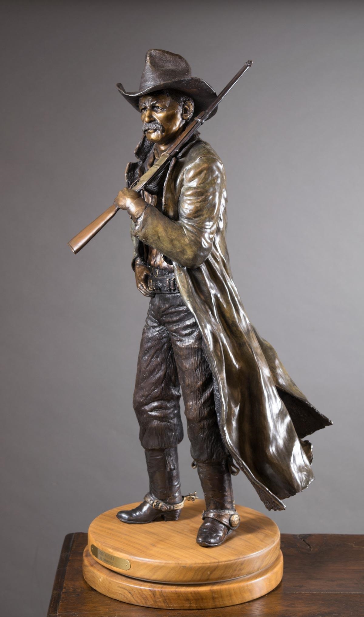 Jerry Snodgrass | Starpacker, male figure with rifle (1993) | MutualArt