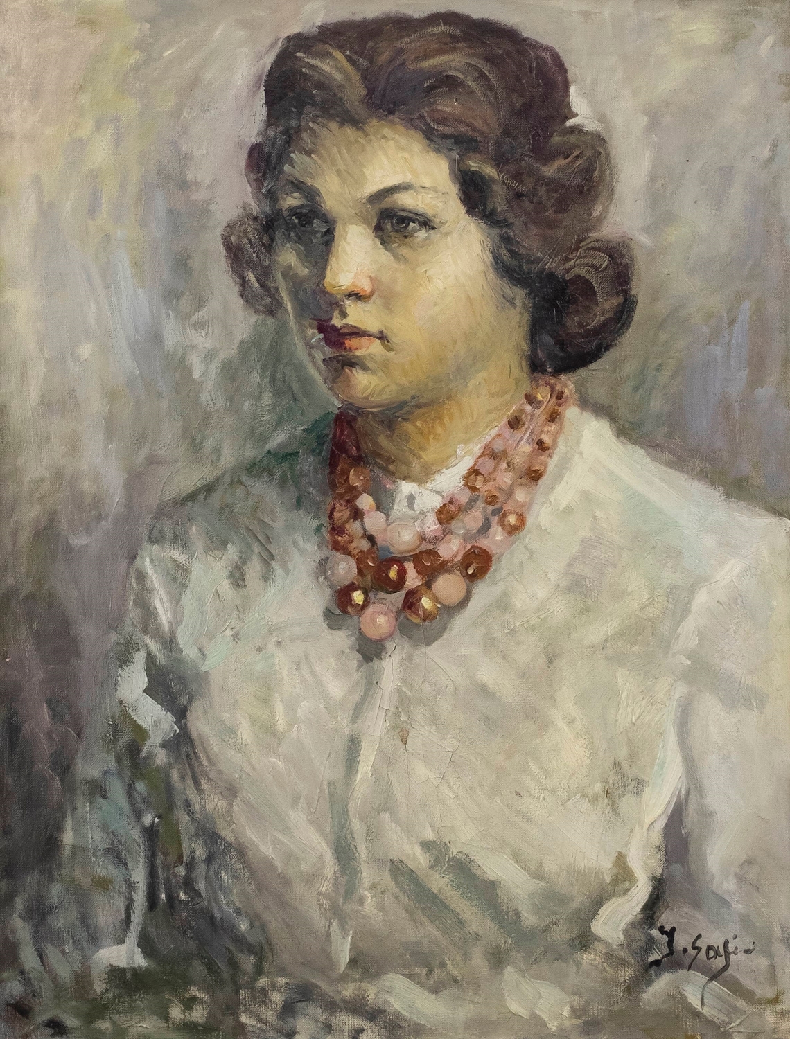 Ibrahim Safi | Portrait (1961) | MutualArt