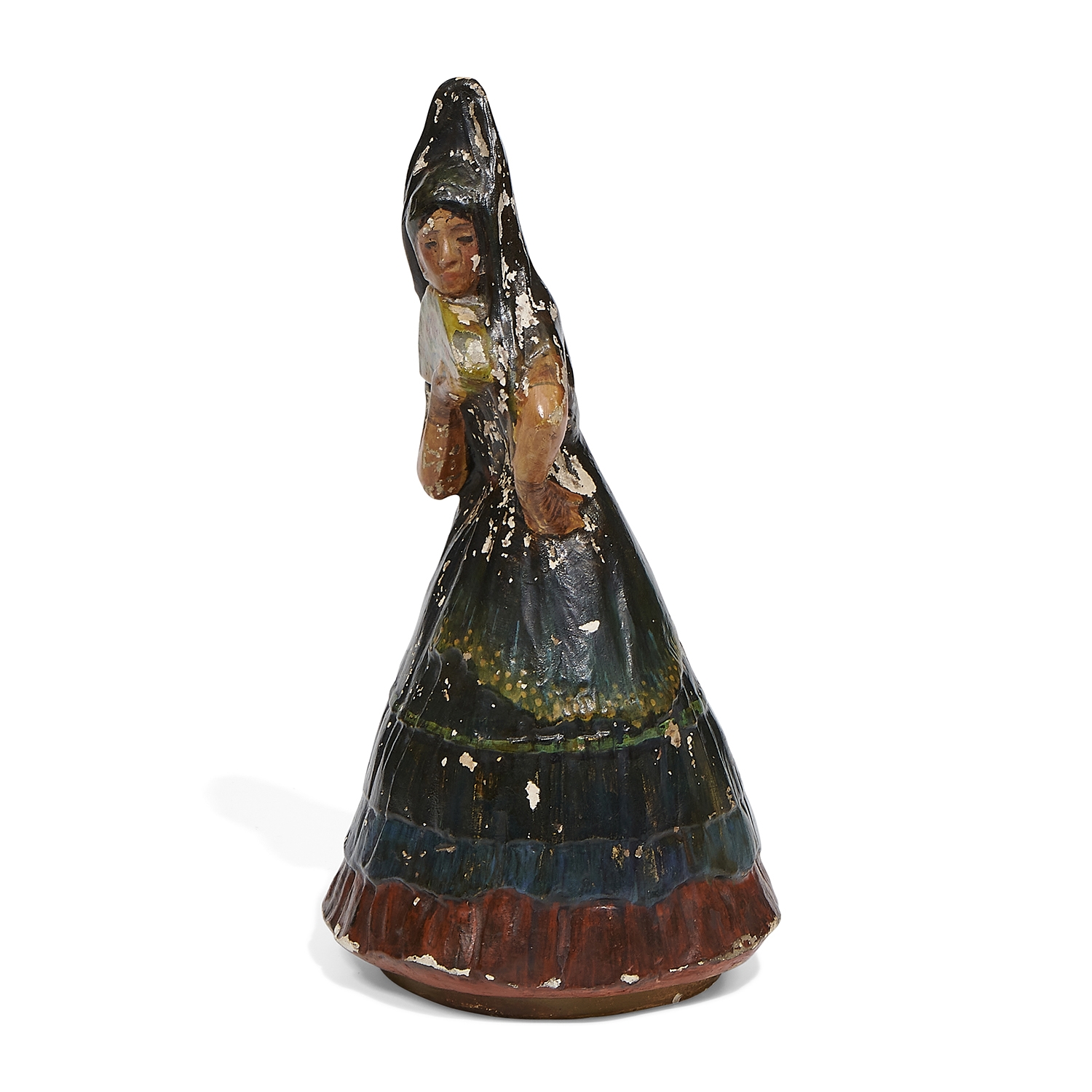 Arthur Conant | maquette of a Spanish flamenco dancer holding a pericón ...