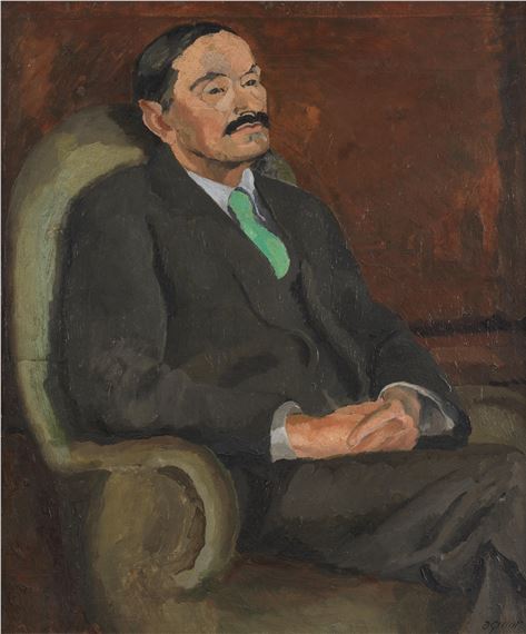 Duncan Grant | Portrait of Paul Roche (1946) | MutualArt