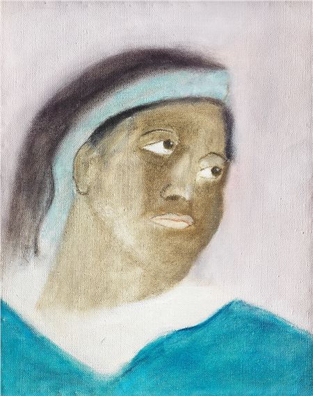 Craigie Aitchison | Portrait after Delacroix (1979) | MutualArt