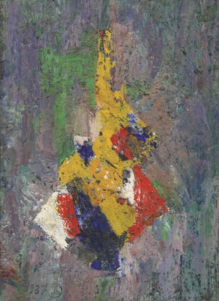 Joseph Lacasse | Yellow and orange (1937) | MutualArt