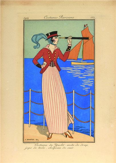Georges Barbier | Costume de Yacht (1914) | MutualArt
