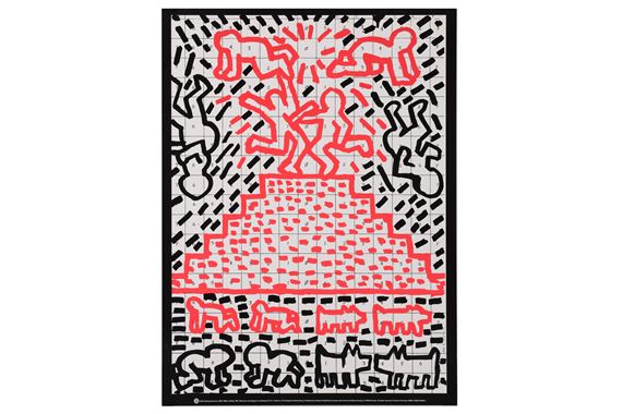 Keith Haring | Pyramid (1981) | MutualArt