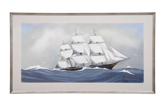 Leon Haffner | Voiliers en mer | MutualArt