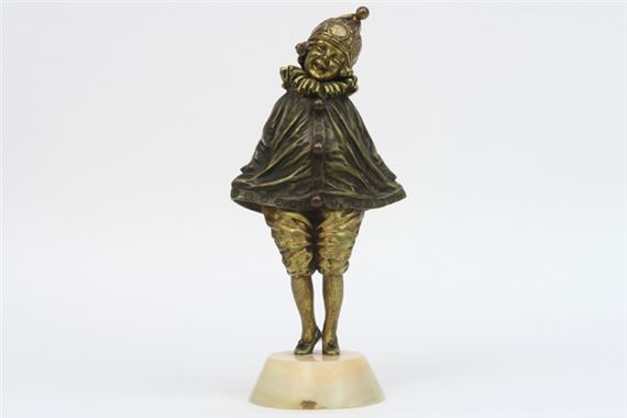 Demétre H. Chiparus | “Girl as a pierrot” (Circa 1920) | MutualArt