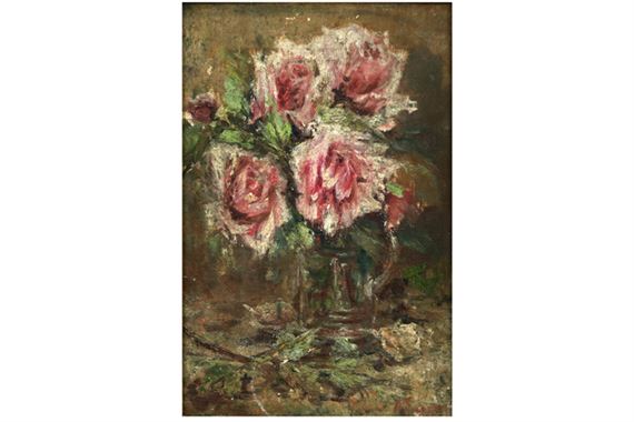 Alexandre Tielens | “Stilleven met rozen” | MutualArt