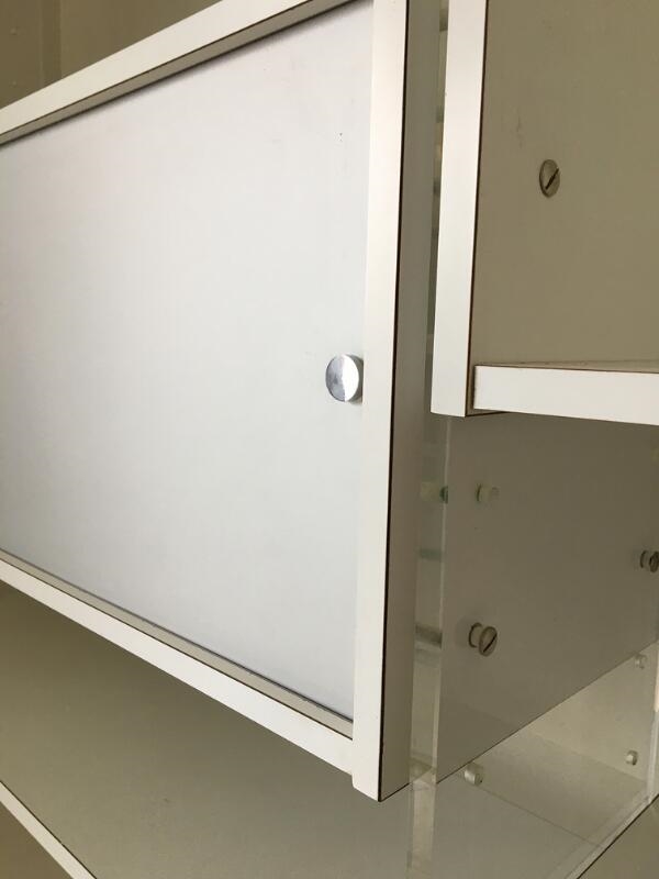Poul Nørreklit | Free-standing wall unit with perspex sides | MutualArt