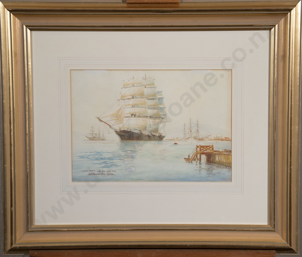 William Minshall Birchall | London Bound With The Wool Clip | MutualArt