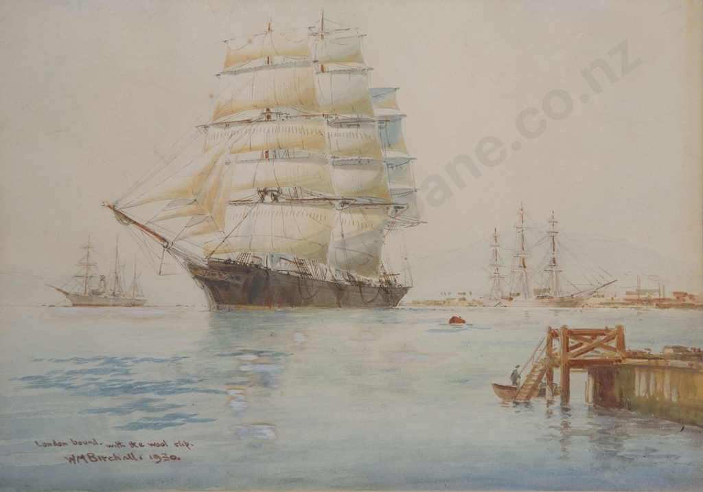 William Minshall Birchall | London Bound With The Wool Clip | MutualArt