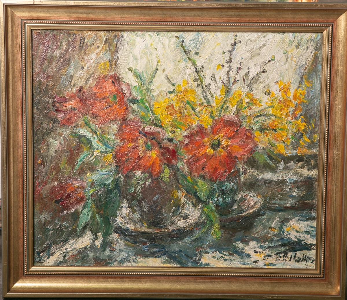 Hans Theodor Hallier | Sommerlandschaft mit Spaziergängern | MutualArt