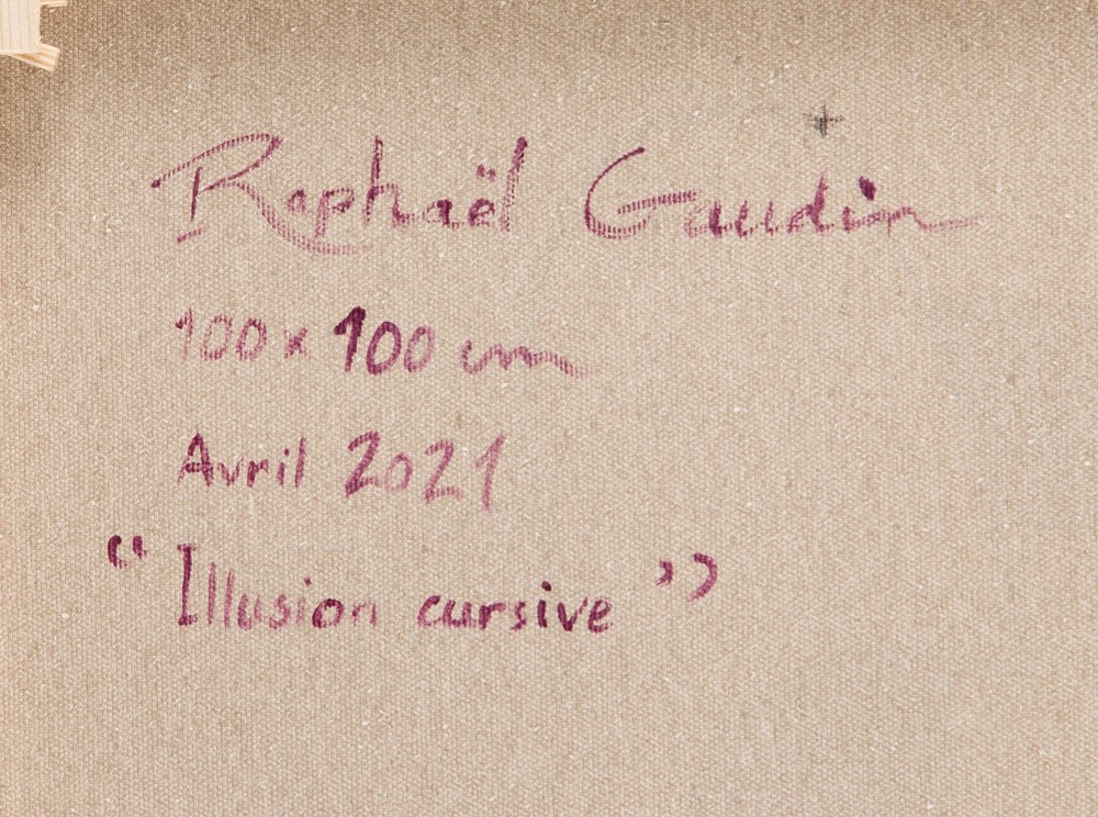 Raphaël Gaudin | Illusion cursive (2021) | MutualArt