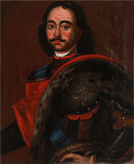 Louis Caravaque | Portrait of Tsar Peter the Great of Russia wearing an ...