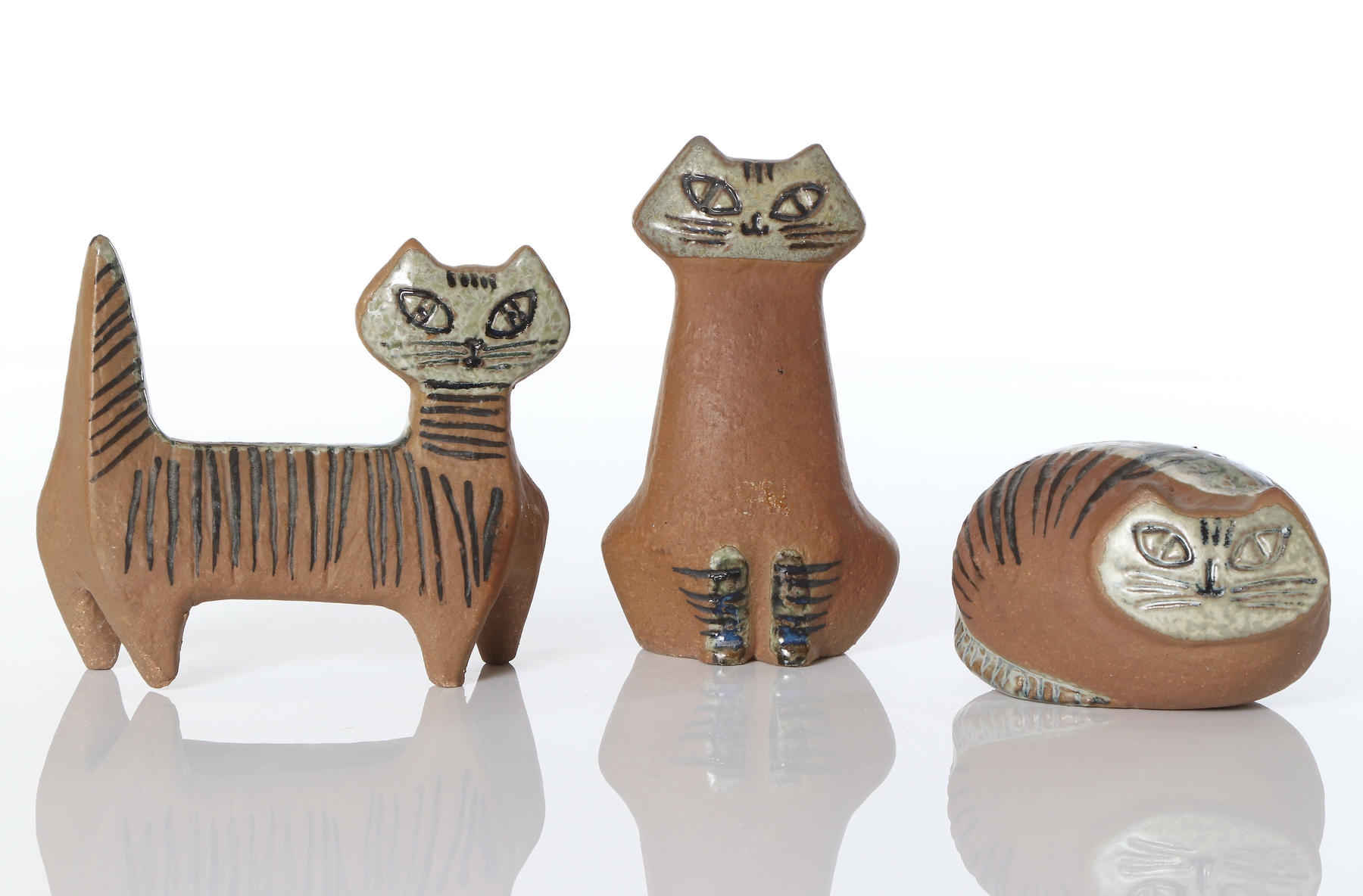 Lisa Larson | Katter ur Serien Lilla Zoo | MutualArt