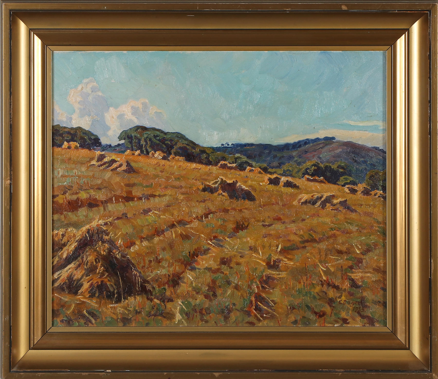 Einar Bager | Skördelandskap | MutualArt