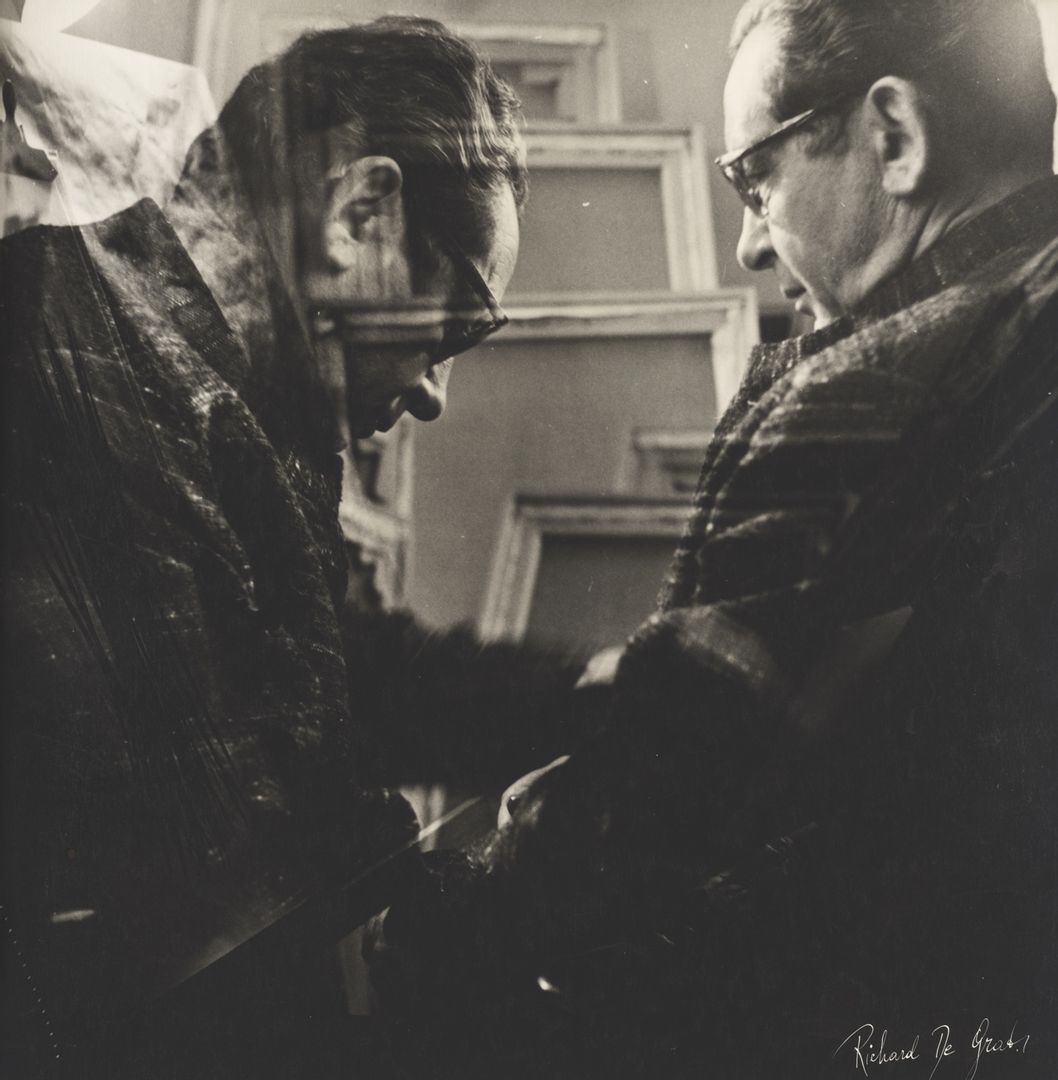 Richard de Grab | Two portraits of Hans Hartung | MutualArt