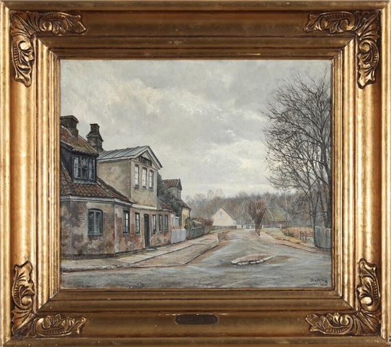Ole Ring | Scenery from a town (1931) | MutualArt