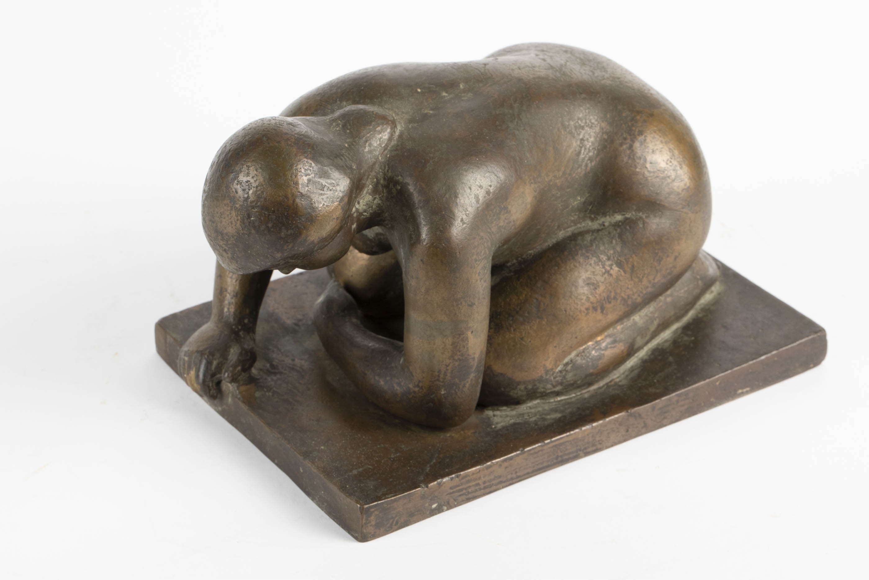 George Grard | Kneeling woman looking downwards, 1945 (1945) | MutualArt