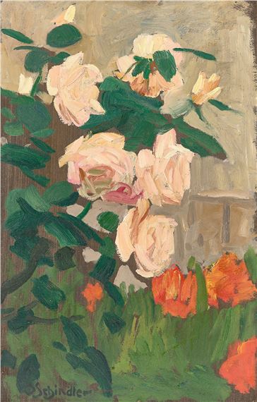Osmar Schindler | Roses in bloom. | MutualArt