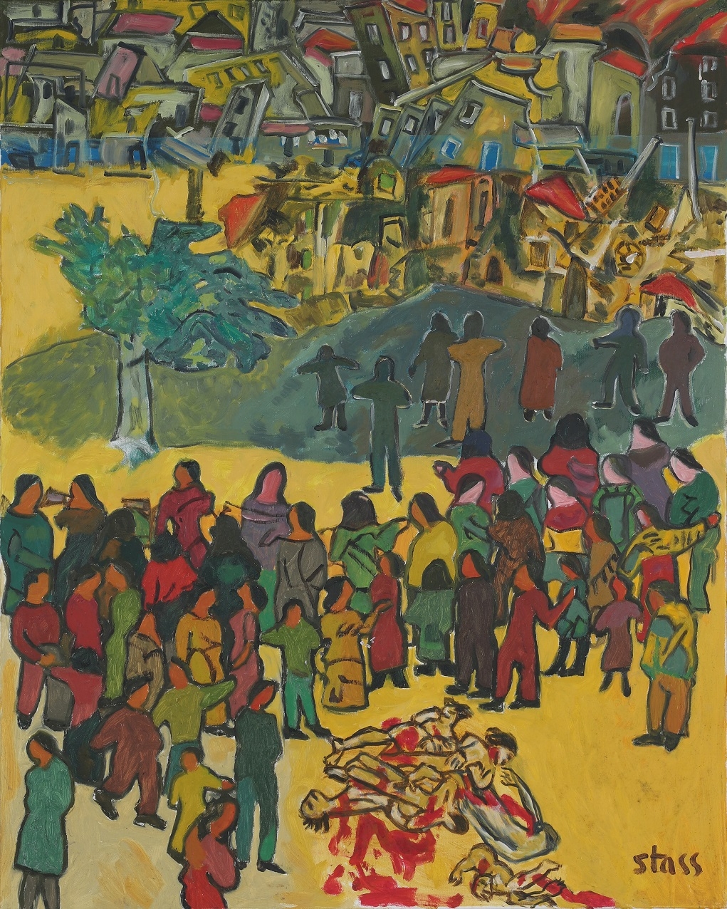 Stass Paraskos | The bombardment of Cana (2006) | MutualArt