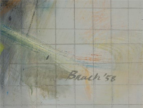 Paul Brach | Auto Da Fe (1958) | MutualArt