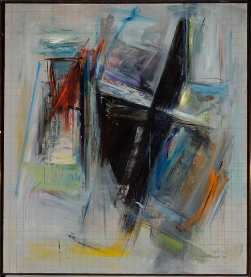 Paul Brach | Auto Da Fe (1958) | MutualArt