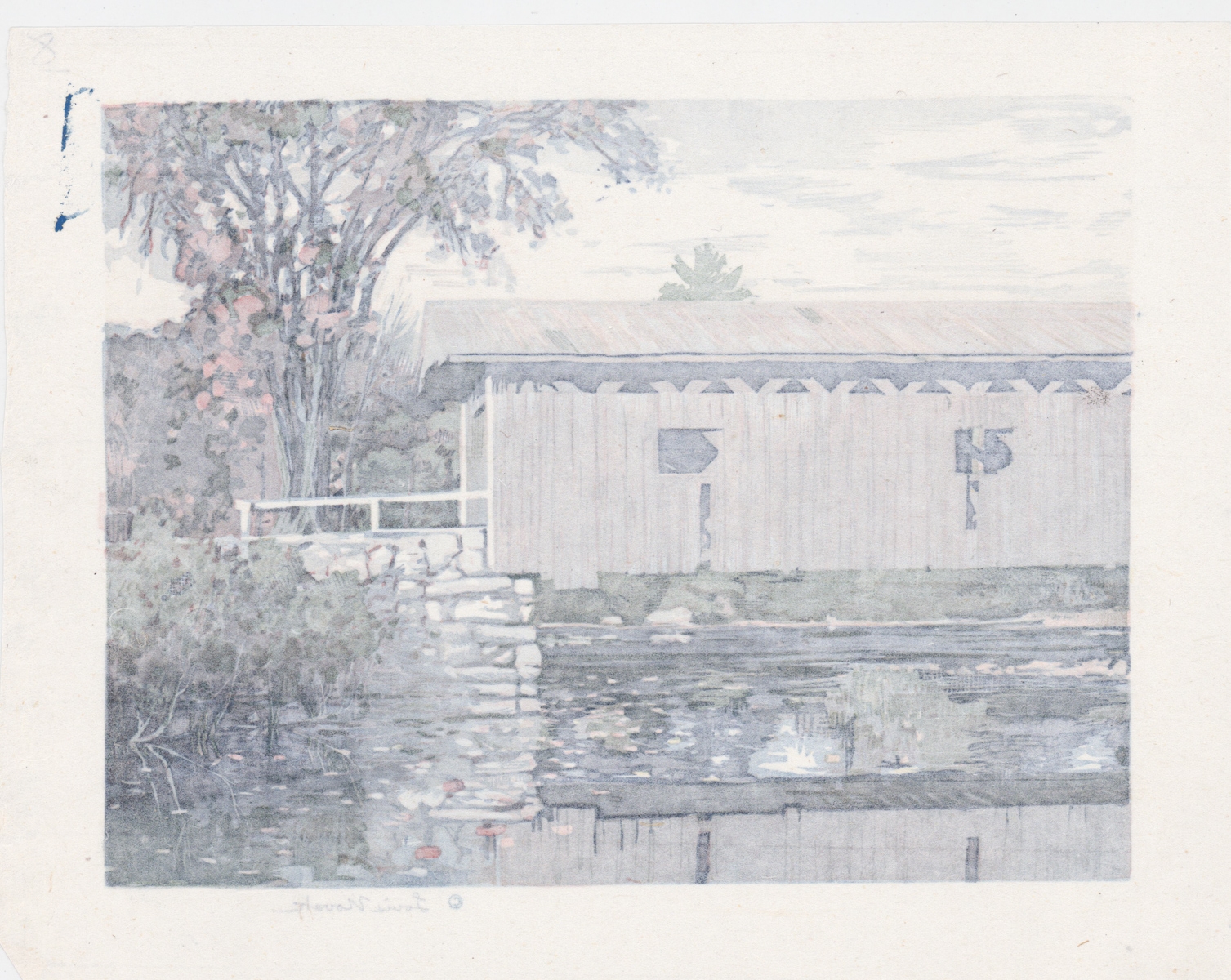 Louis Novak | Vermont Covered Bridge | MutualArt