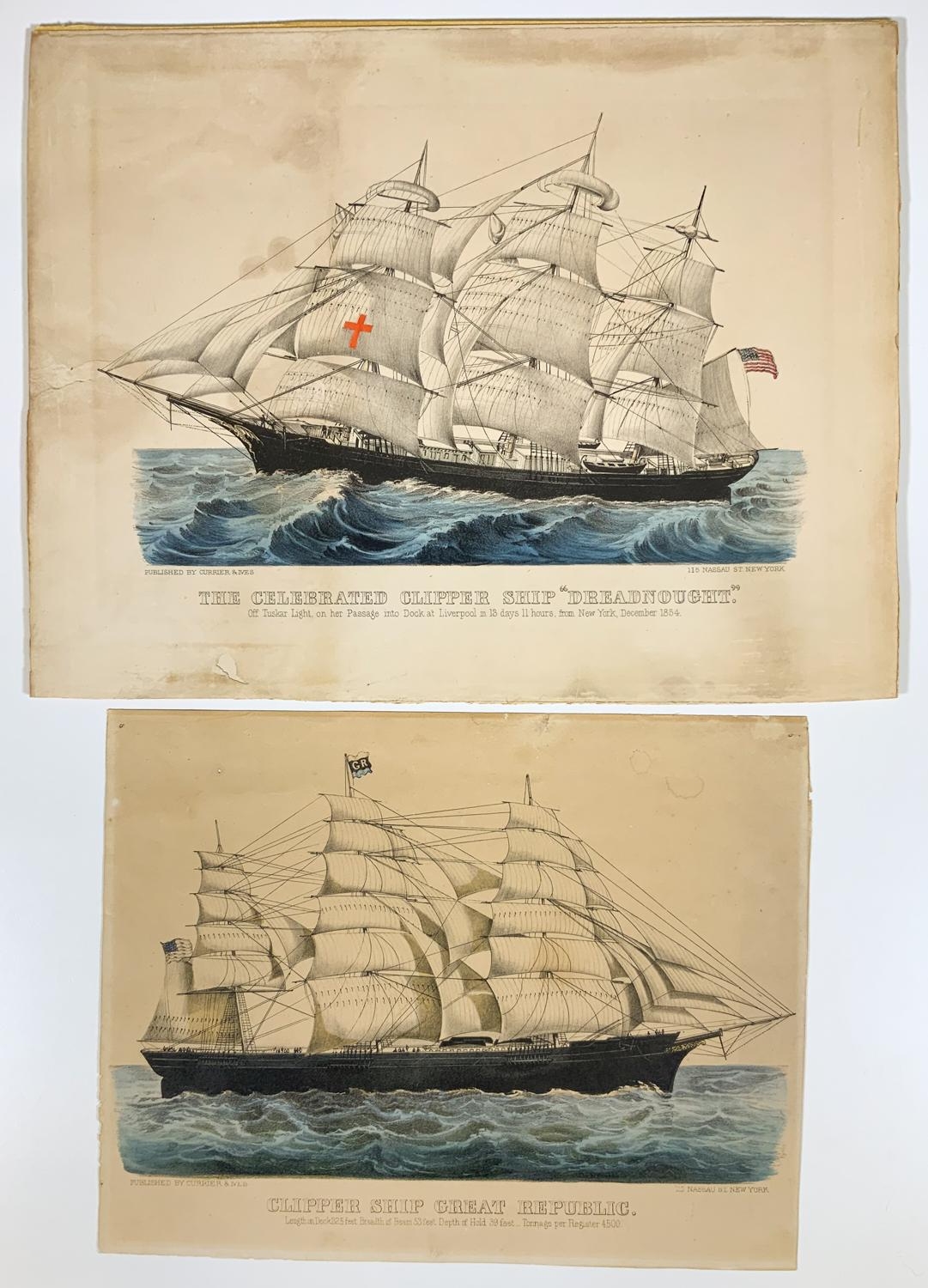 Currier & Ives | Clipper Ships (1854) | MutualArt