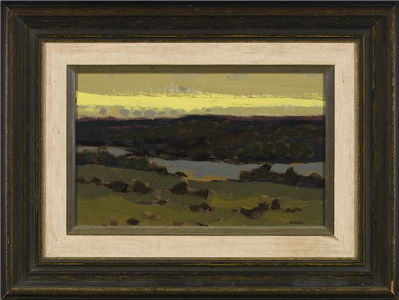 Bruno Joseph Bobak | Evening Landscape | MutualArt