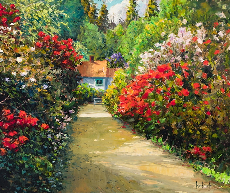 Ron Hedrick | Country Garden | MutualArt