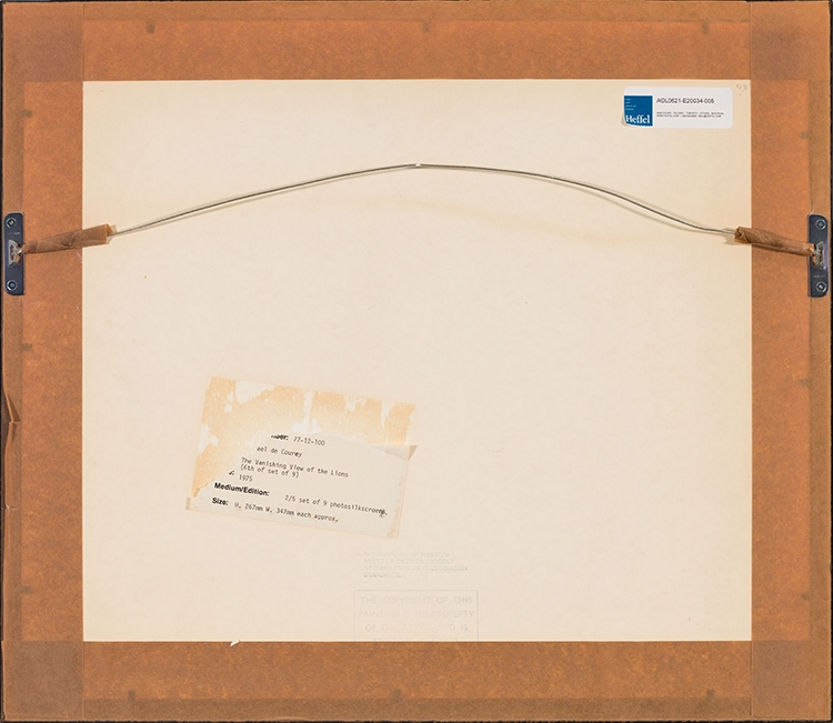Michael de Courcy | The Vanishing View of the Lions #6 | MutualArt