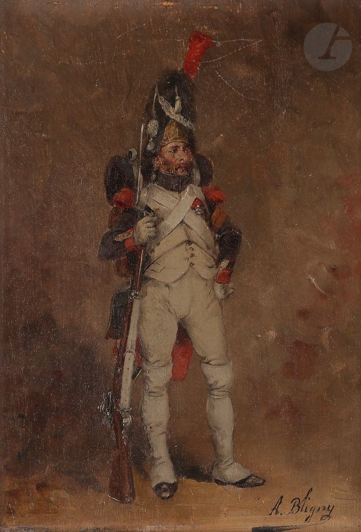 Albert Bligny | Grenadier of the Imperial Guard at Rest | MutualArt
