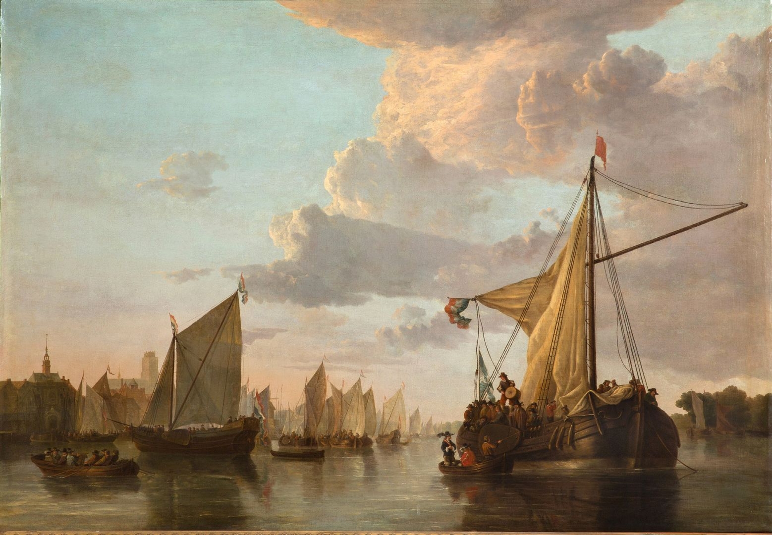 Aelbert Cuyp | The port of Dordrecht | MutualArt