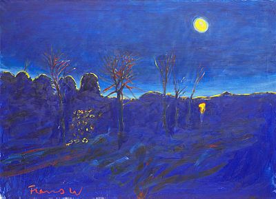Frans Widerberg | Nattlandskap (1984) | MutualArt
