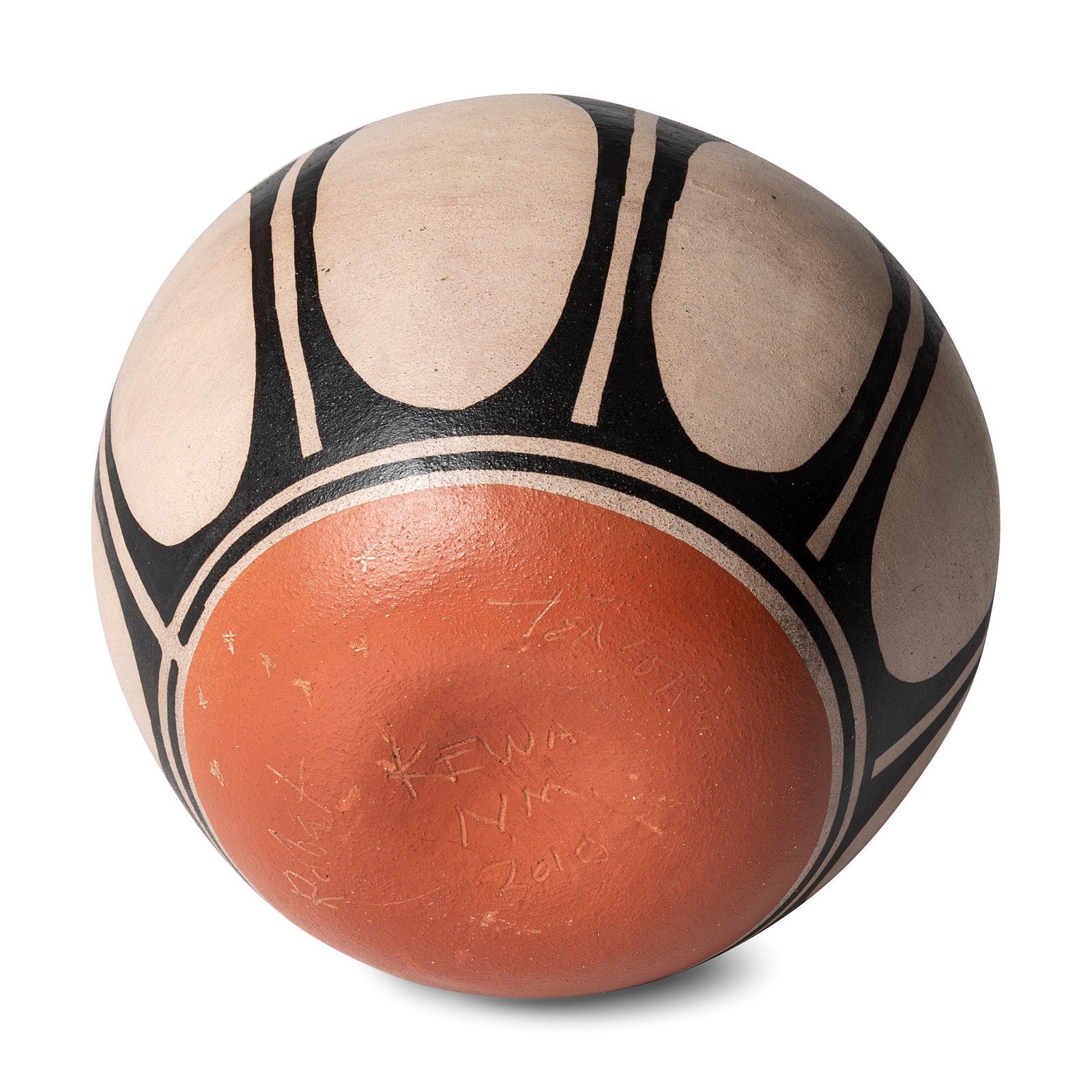 Robert Tenorio | Polychrome Pottery Bowl, with Turtle (2010) | MutualArt