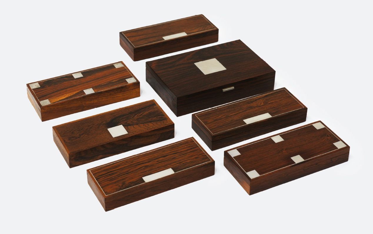 Hans Hansen | Set of seven boxes | MutualArt