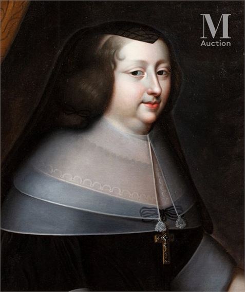 Charles Beaubrun | Portrait de Anne d’Autriche (Circa 1680) | MutualArt