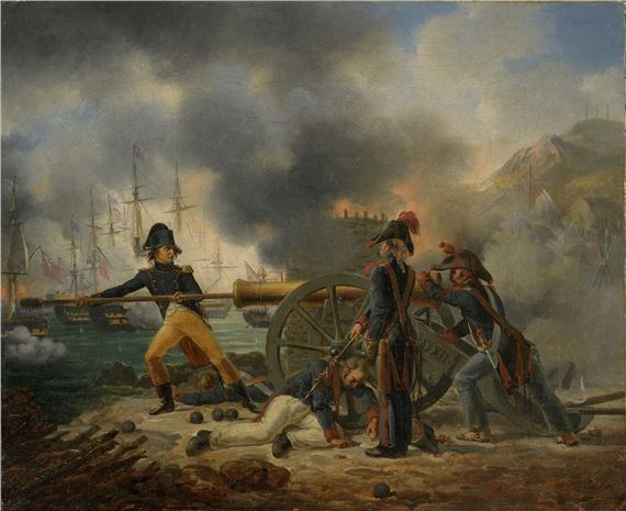 French School, 19th Century | Bonaparte at the Battle of Toulon | MutualArt