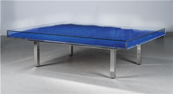 Yves Klein | Table IKB (1961) | MutualArt