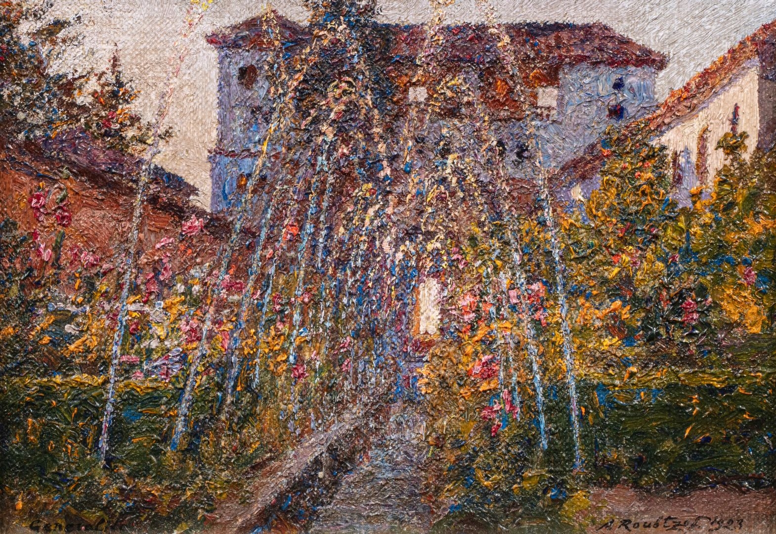 Alexandre Roubtzoff | Jardin de l'Alhambra (1935) | MutualArt