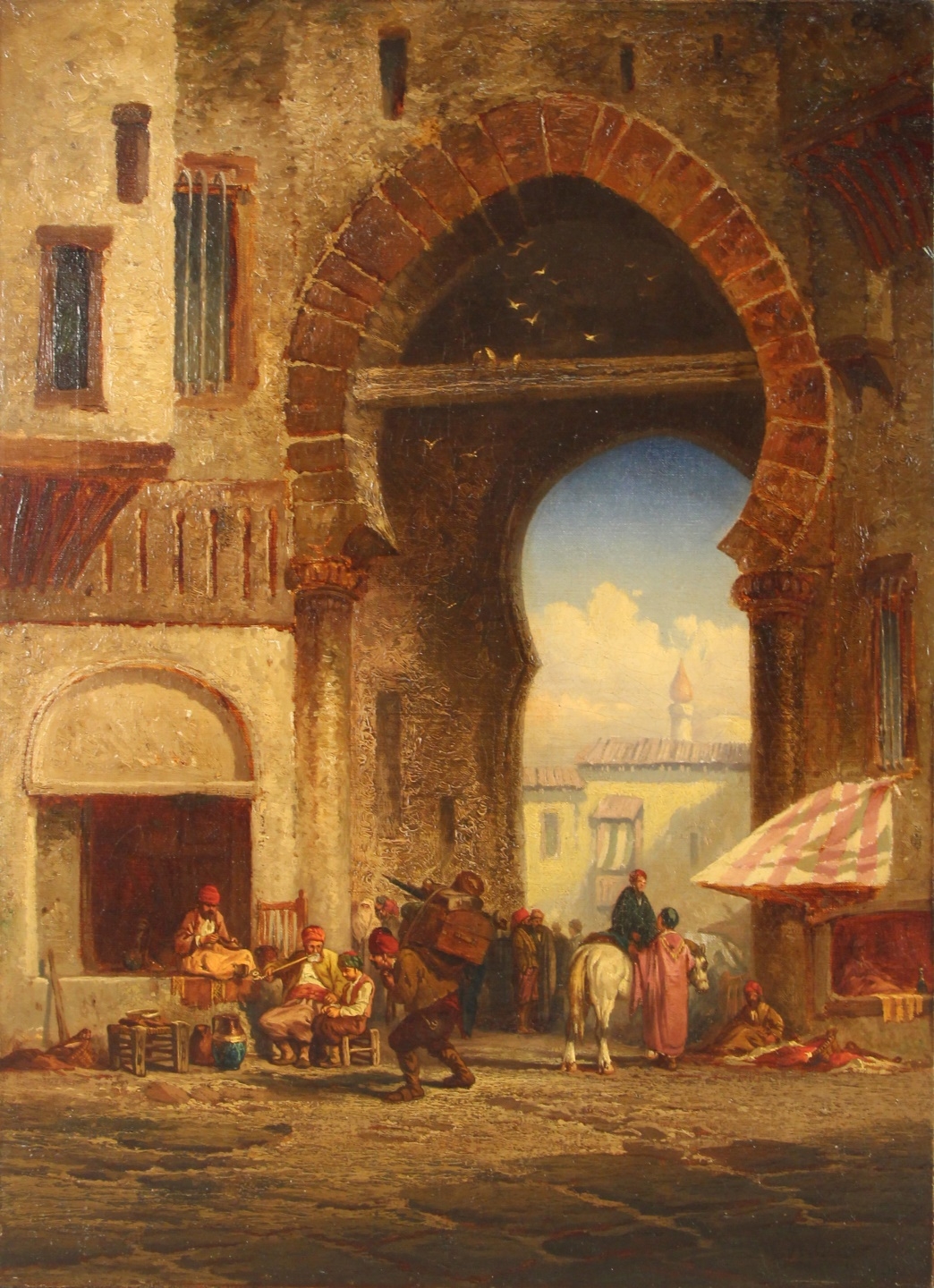 Orientalist School, 19th Century | Cairo Scene (1872) | MutualArt