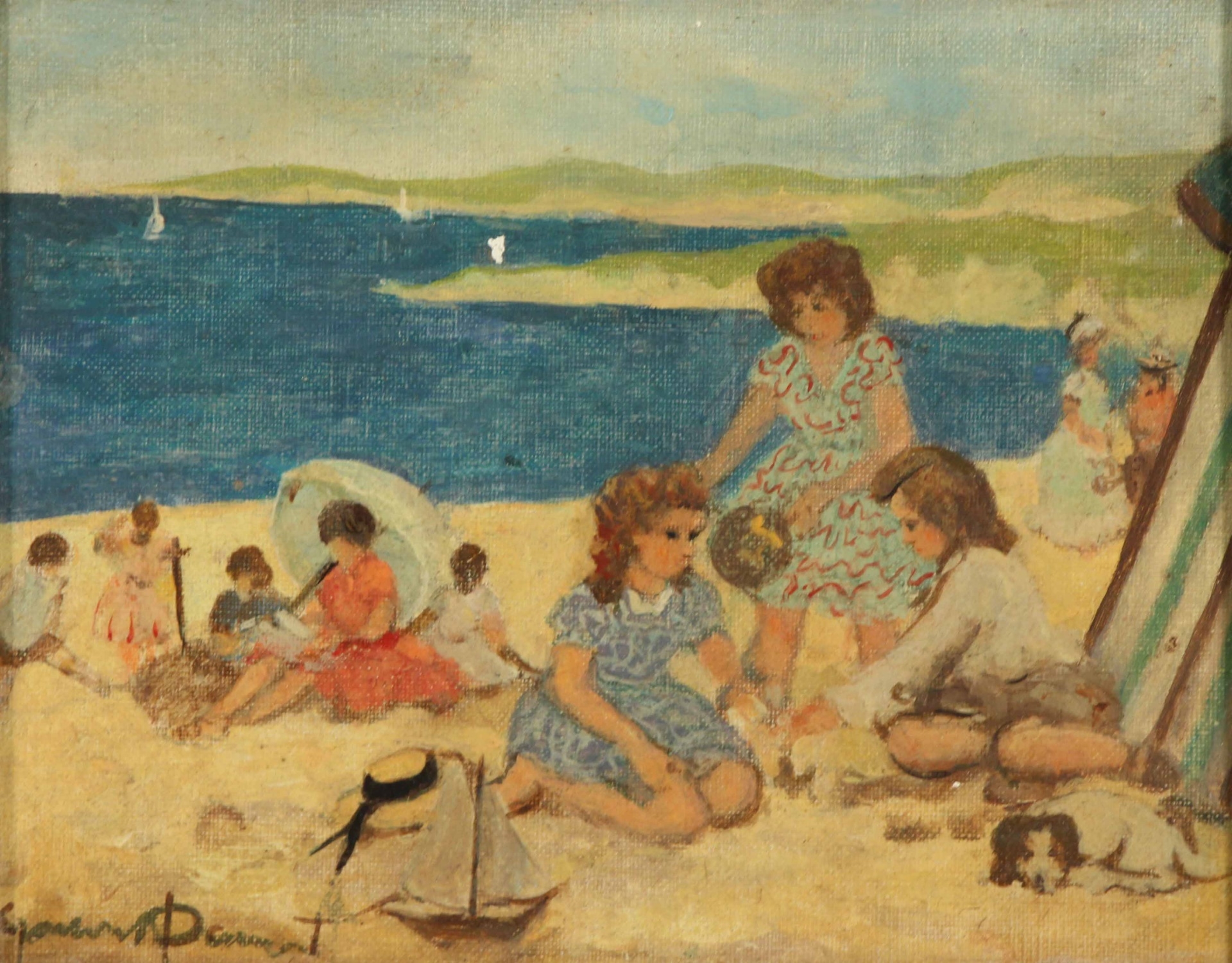 Eugenio Alvarez Dumont | Beach scene | MutualArt