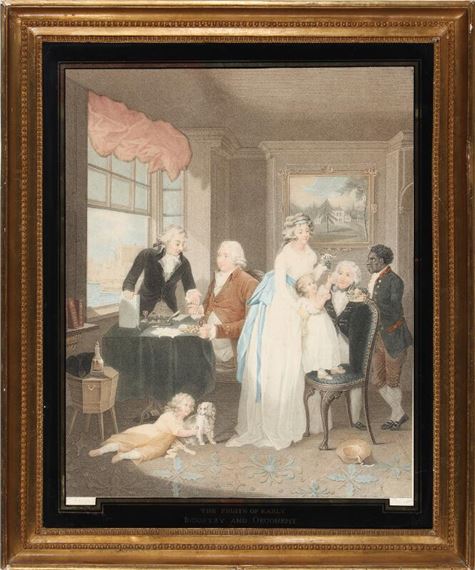 Henry Singleton | Four English hand coloured copper engravings | MutualArt