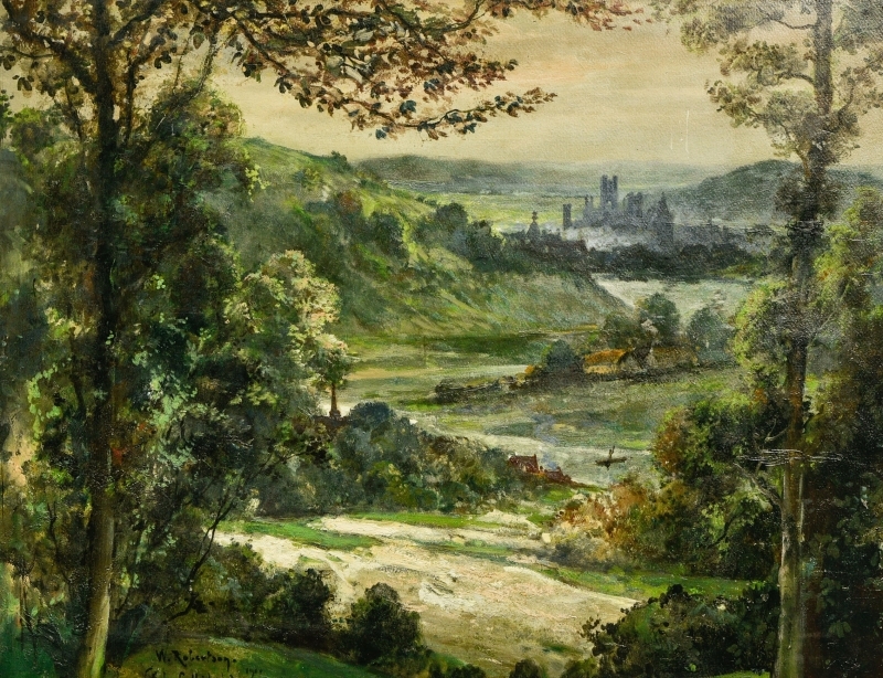 Walford Graham Robertson | Ely Cathedral (1900) | MutualArt