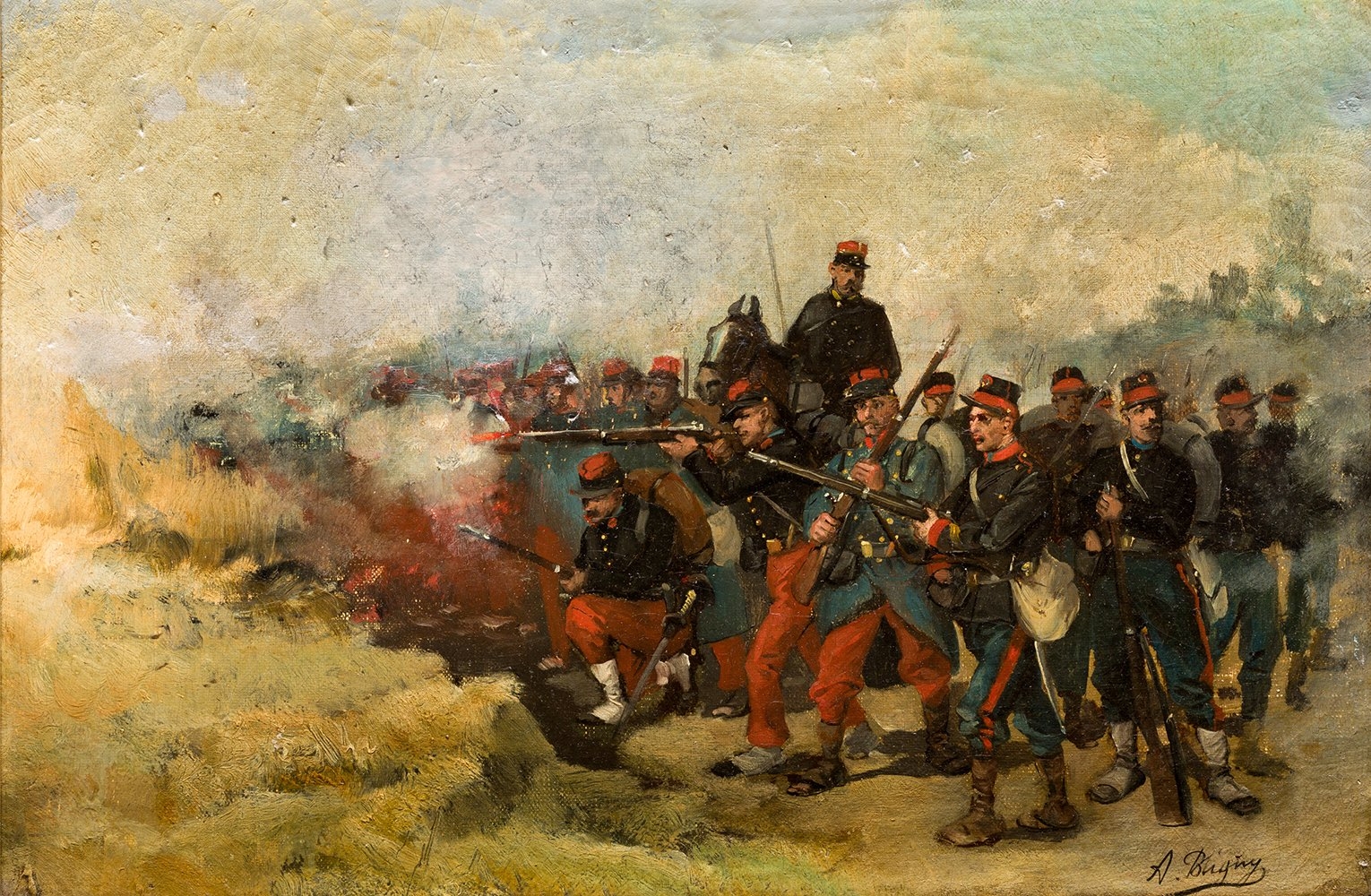 Albert Bligny | SITUACIÓN DE COMBATE | MutualArt