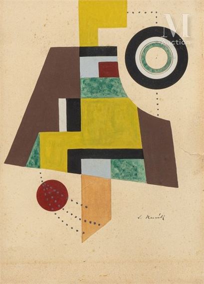 Lajos Kassák | Composition abstraite | MutualArt