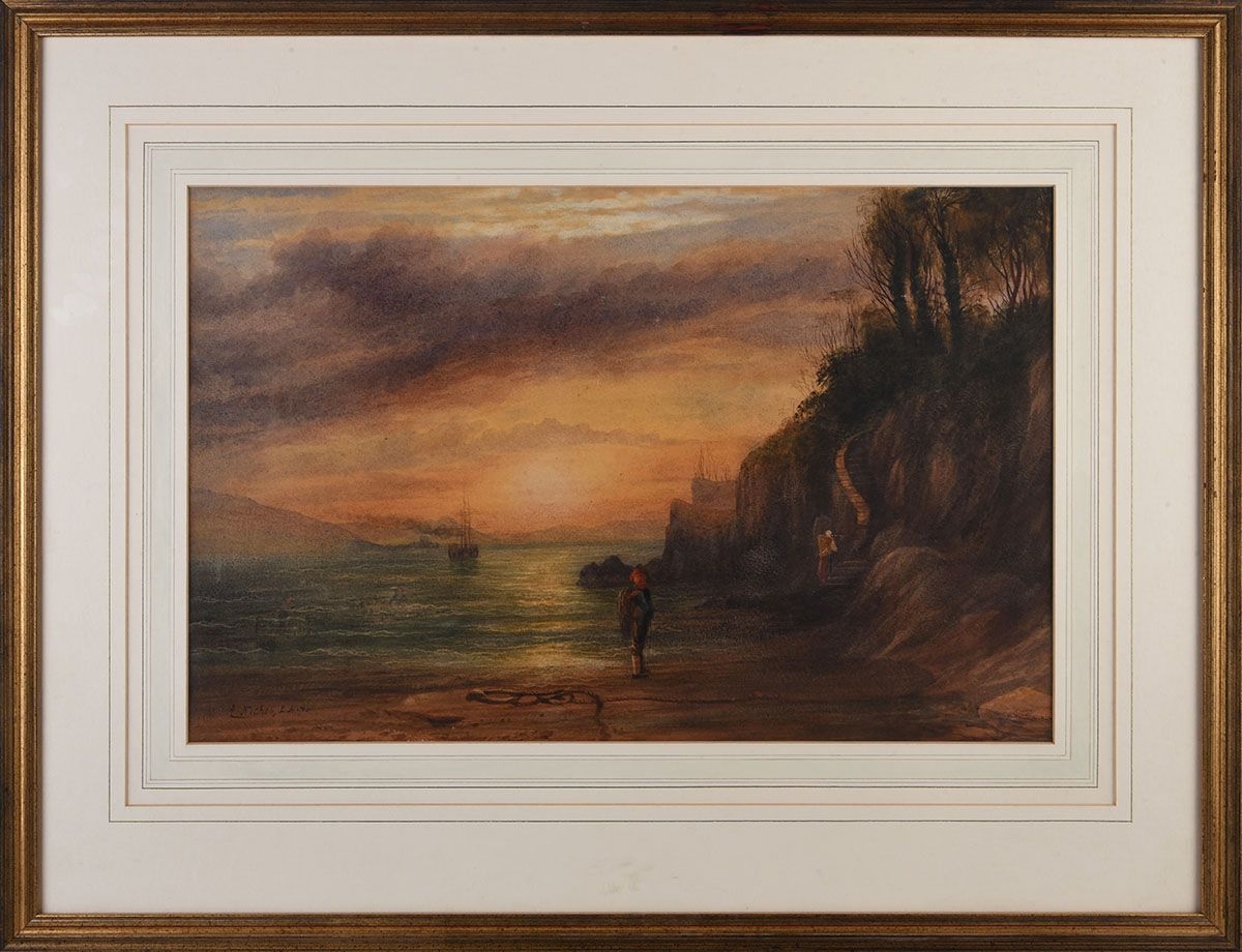 Andrew Nicholl | IRISH FORT & SITE OF THE OLD CASTLE OF RATHMULLAN ...