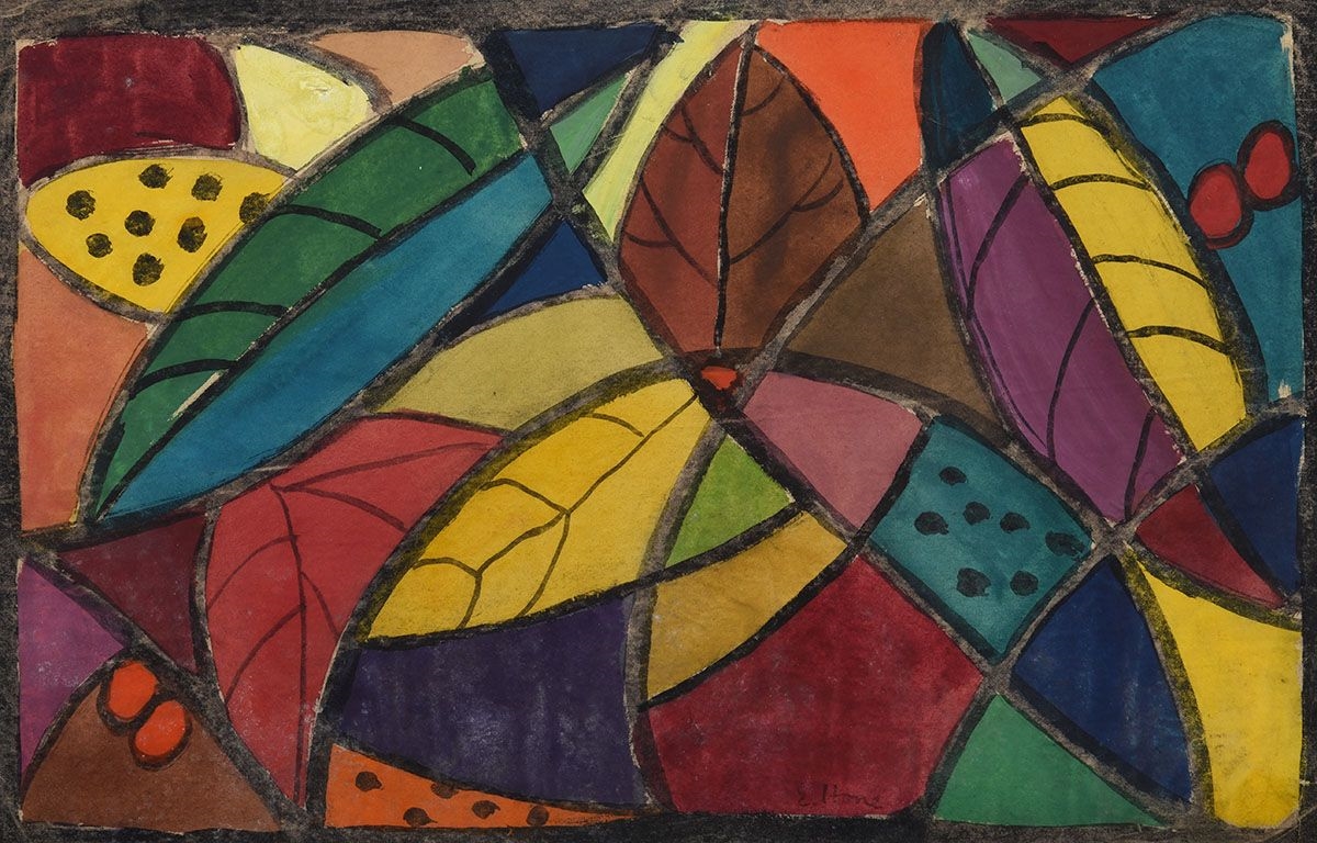 Evie Hone | STAINED GLASS WINDOW DESIGN | MutualArt