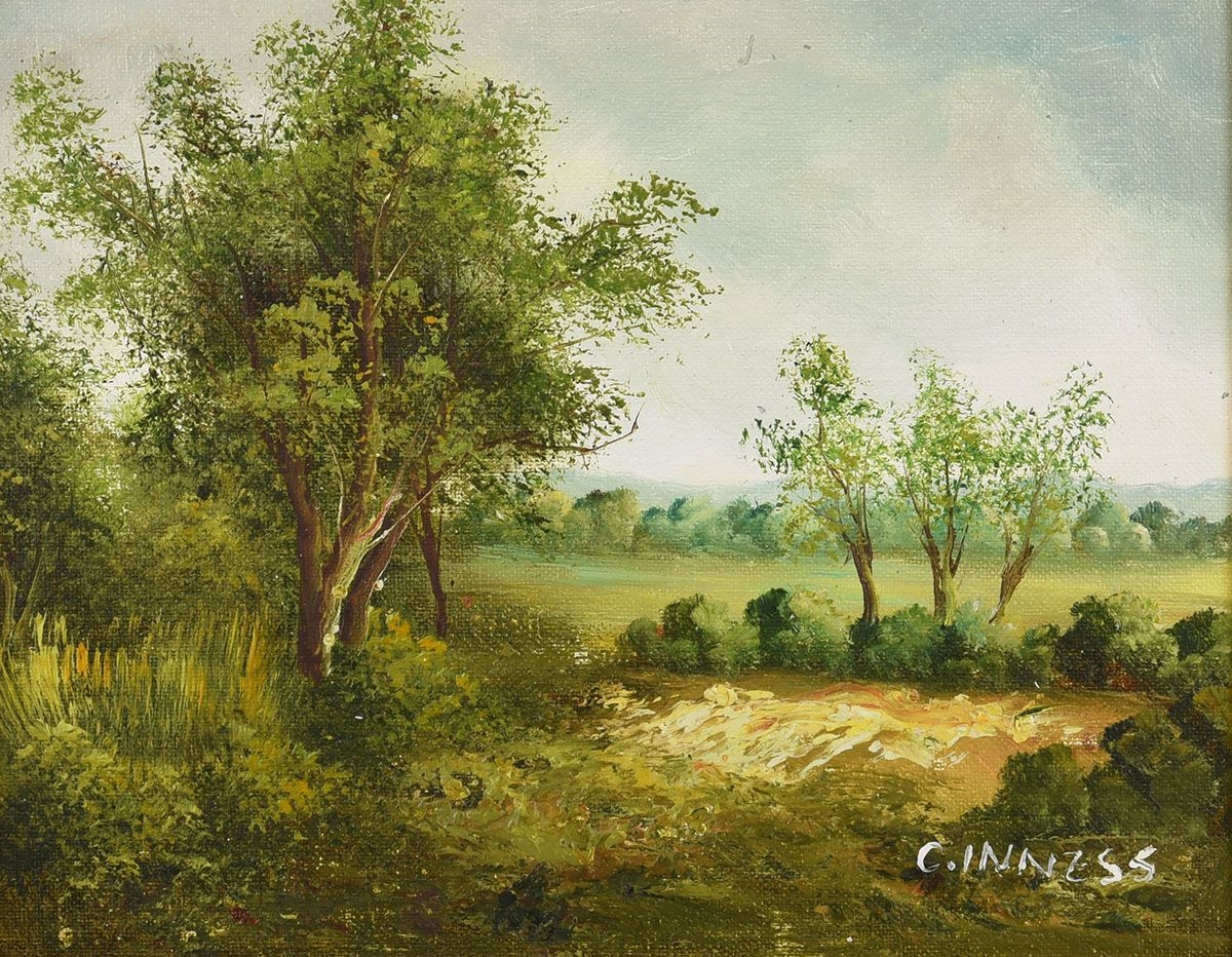 C. Inness | TREES IN A LANDSCAPE | MutualArt